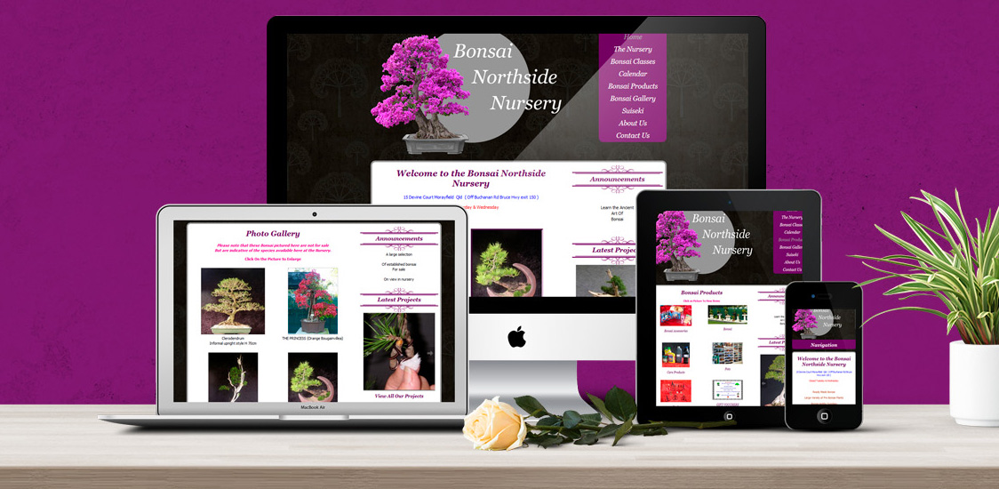 Bonsai Northside Nursery - Bonsai Web Design By Robico