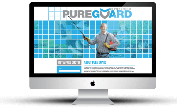 Pure Guard - Pest Control Website Design Darwin By Robico