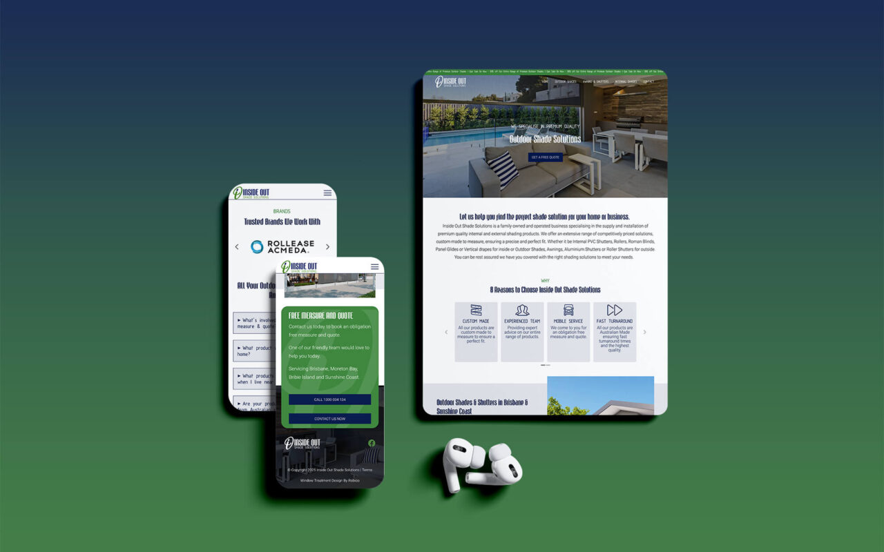 Inside Out Shade Solutions - Robico Web Solutions